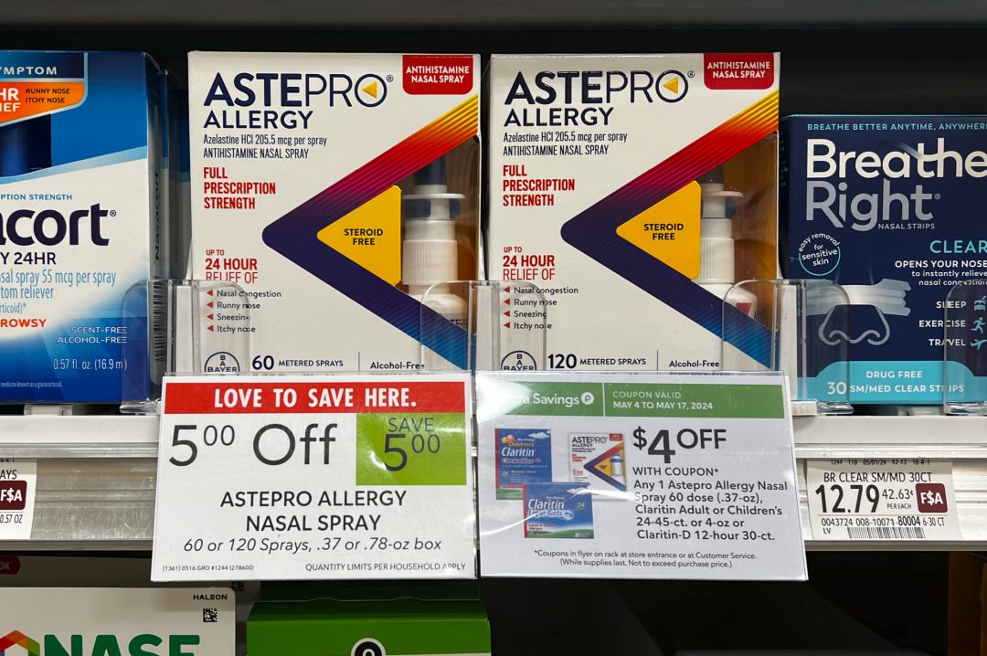 AstePro Allergy Nasal Spray As Low As $4.99 At Publix (Regular Price ...