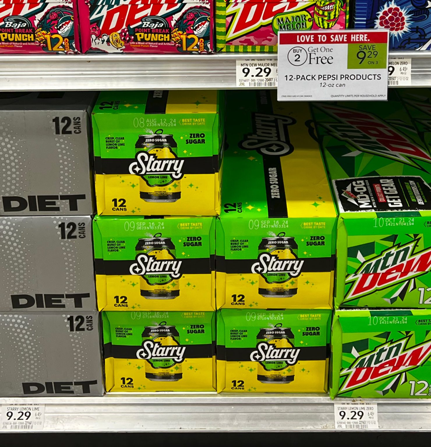Starry Lemon Lime Soda 12-Packs Just $4.19 At Publix (Regular Price $9. ...