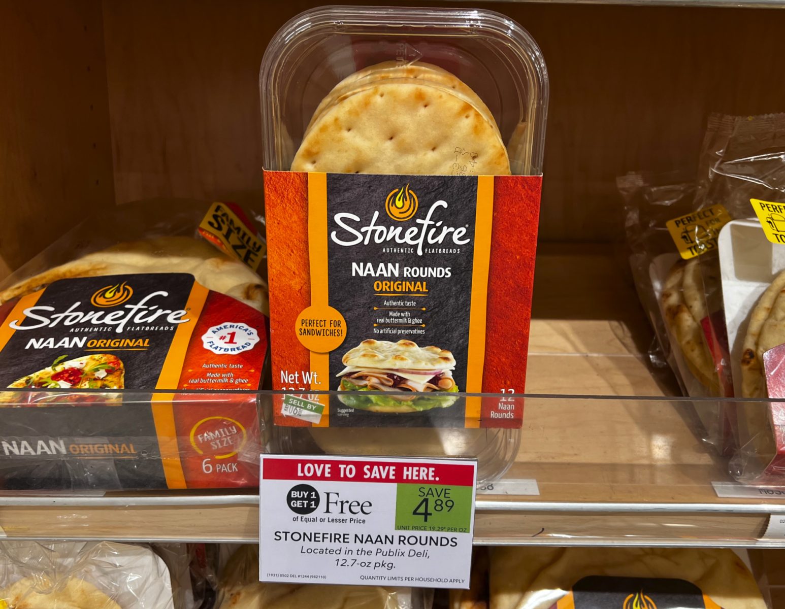 Stonefire Naan Rounds As Low As $1.45 At Publix - iHeartPublix
