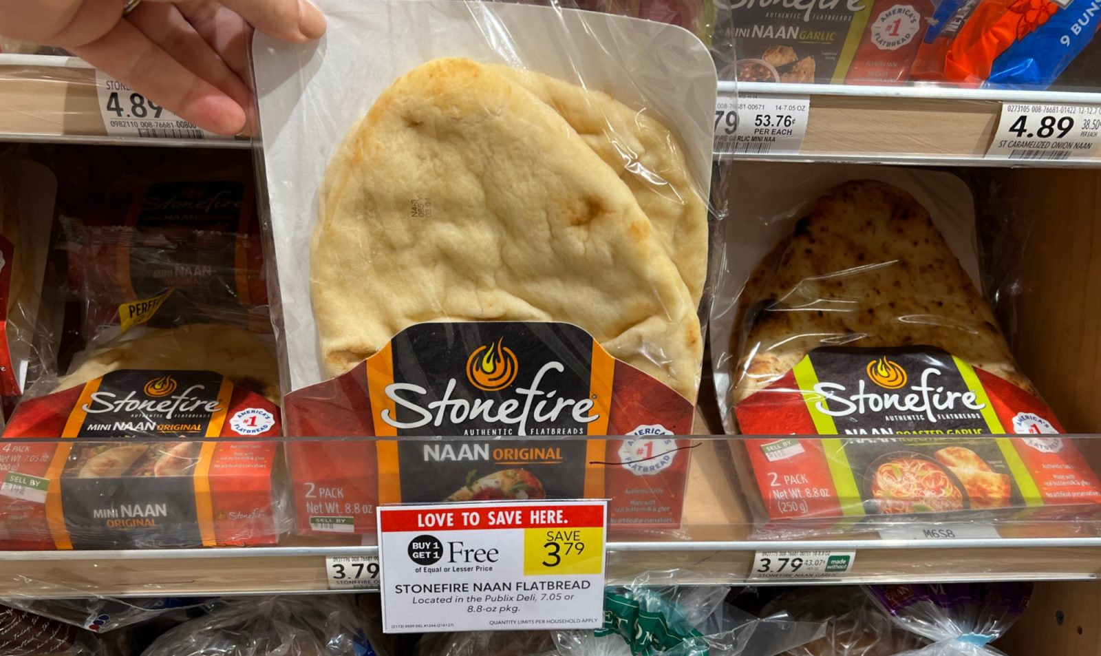 Stonefire Naan Flatbread As Low As 90¢ At Publix - iHeartPublix