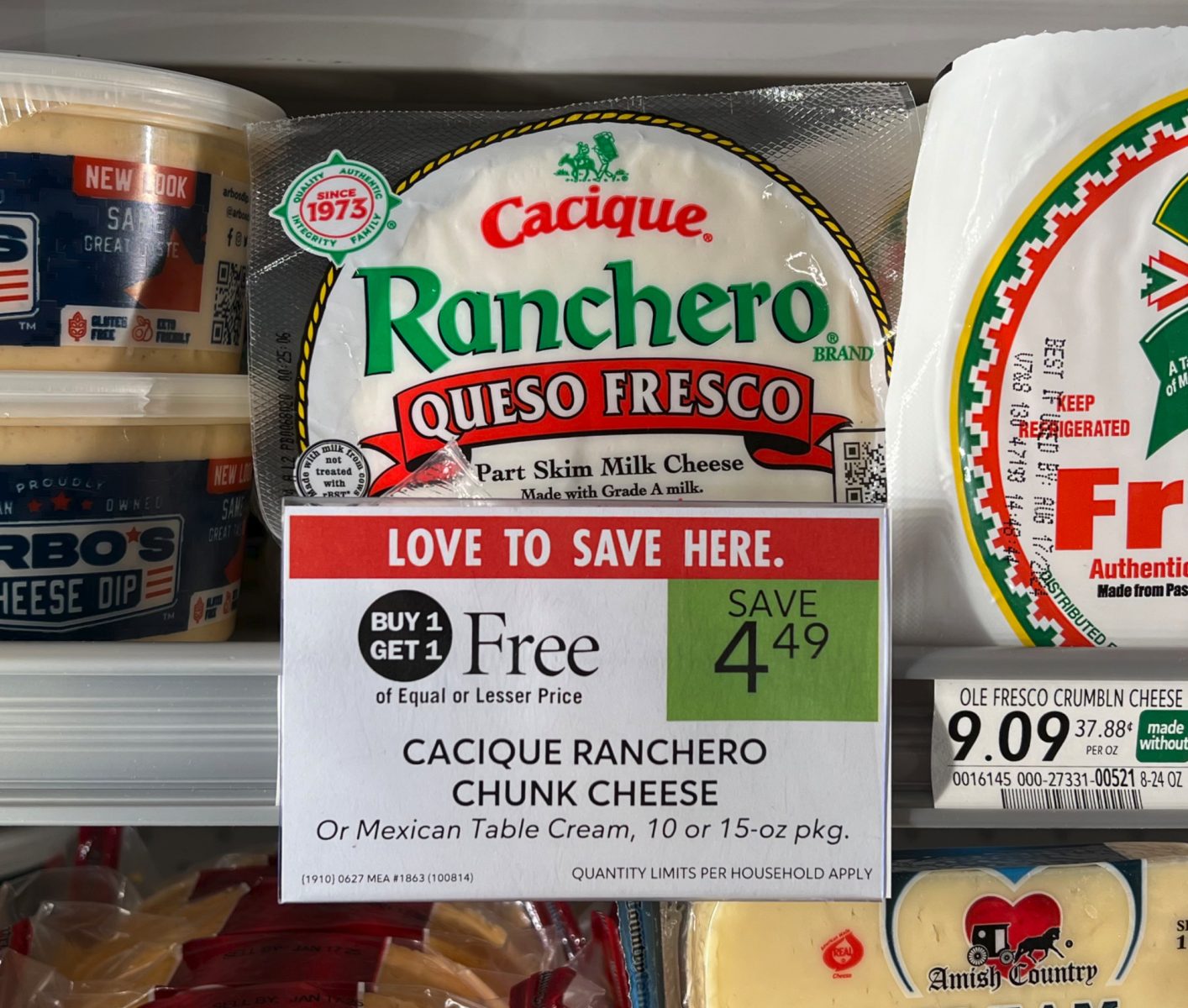 Cacique Ranchero Chunk Cheese As Low As $2 At Publix - iHeartPublix
