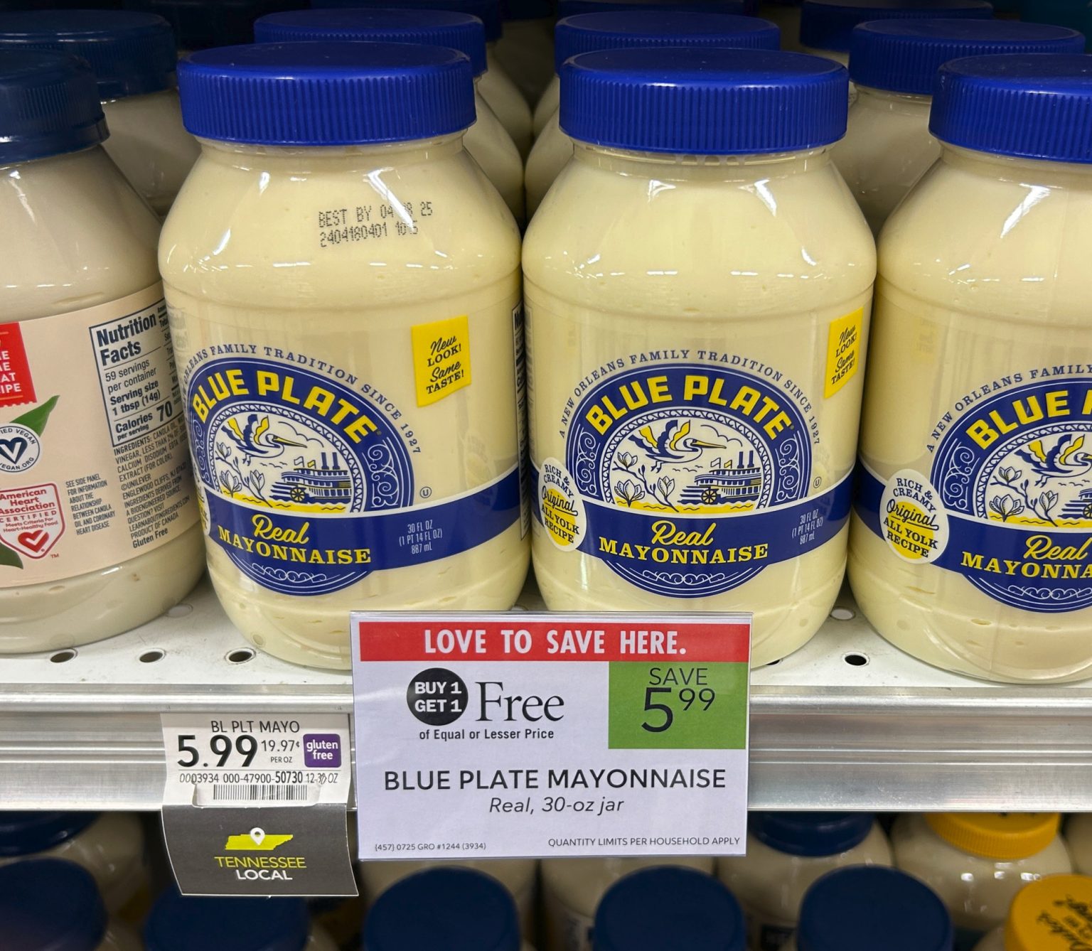 Blue Plate Mayonnaise As Low As FREE At Publix - iHeartPublix