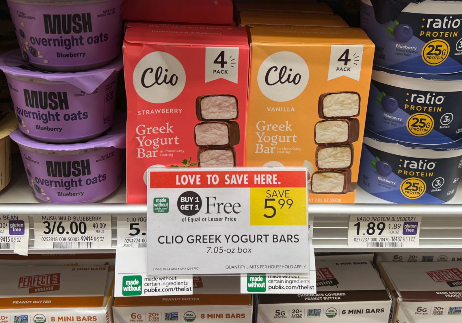Get Clio Greek Yogurt Bar Multipacks As Low As $1.75 At Publix ...