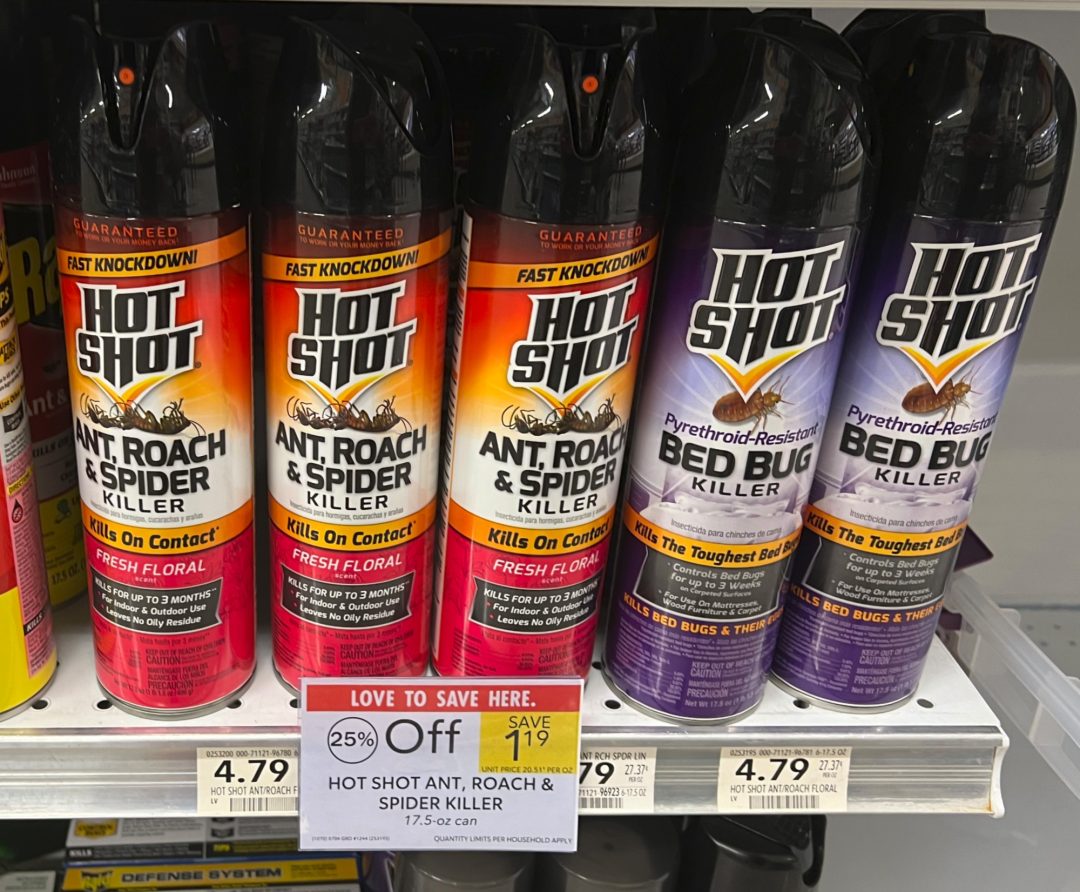Hot Shot Ant, Roach & Spider Killer Spray As Low As $3.10 At Publix ...