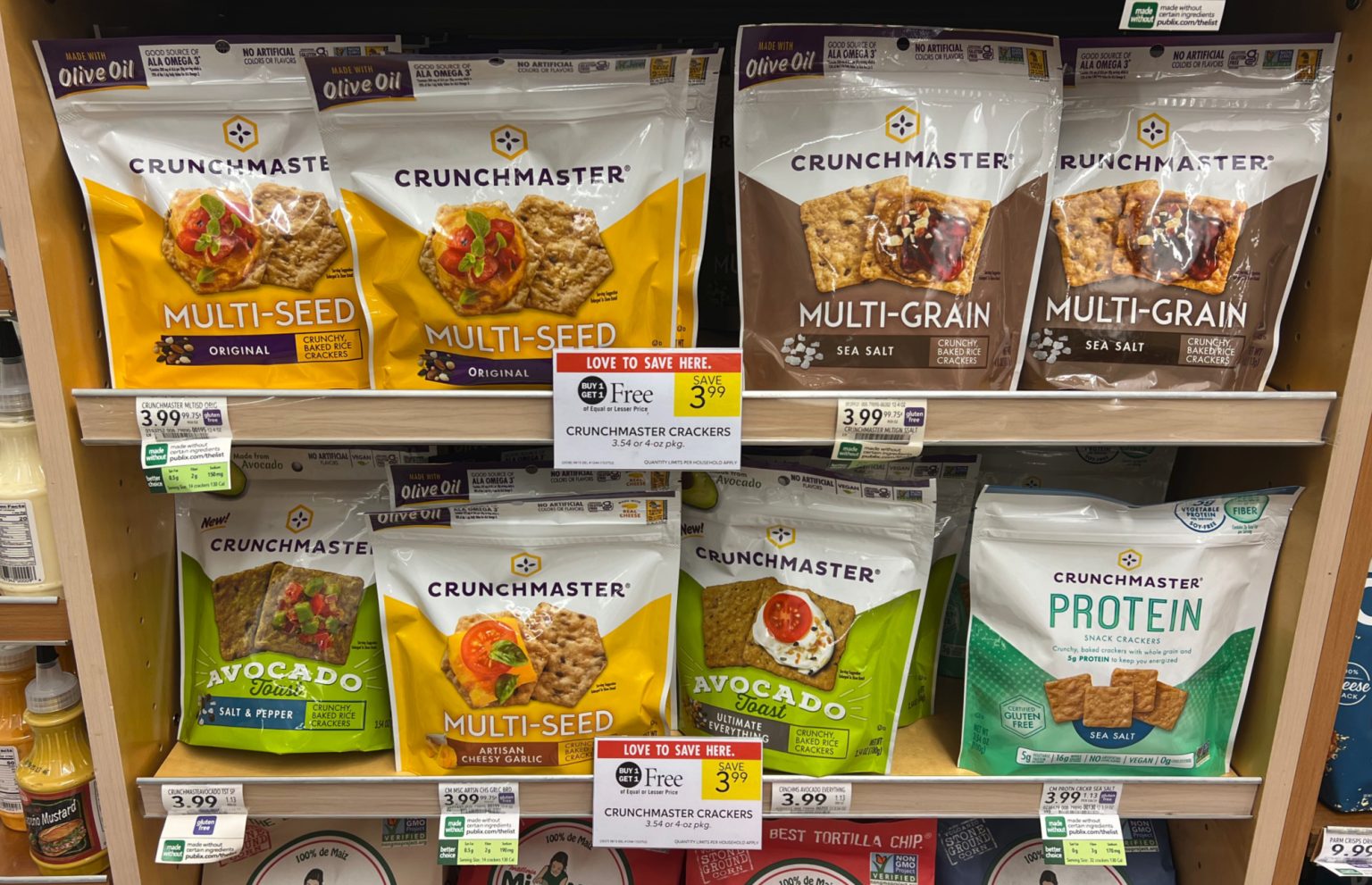 Crunchmaster Crackers As Low As $1 At Publix - iHeartPublix