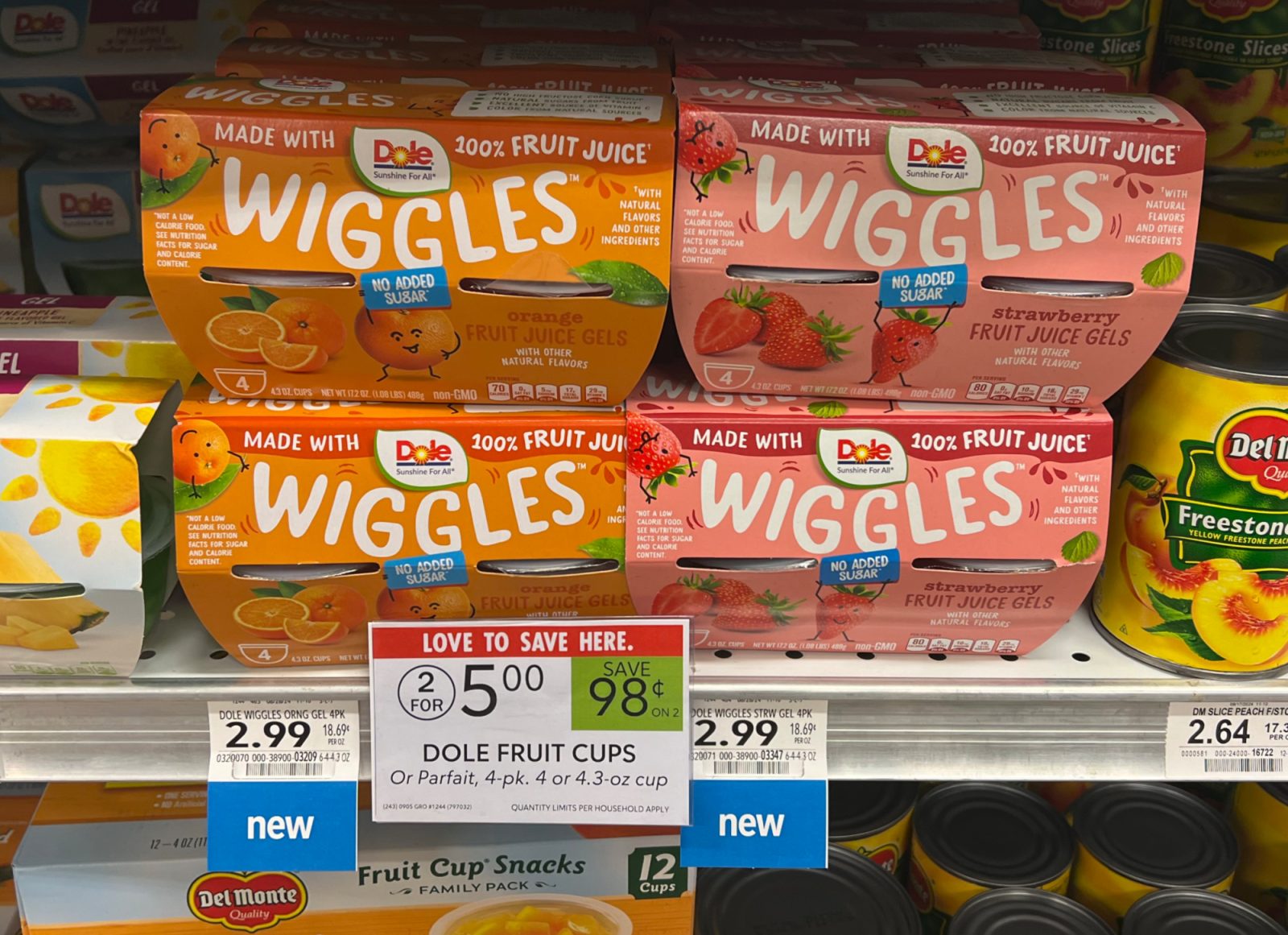 Dole Wiggles Cups 4-Pack Just $1.50 At Publix - iHeartPublix