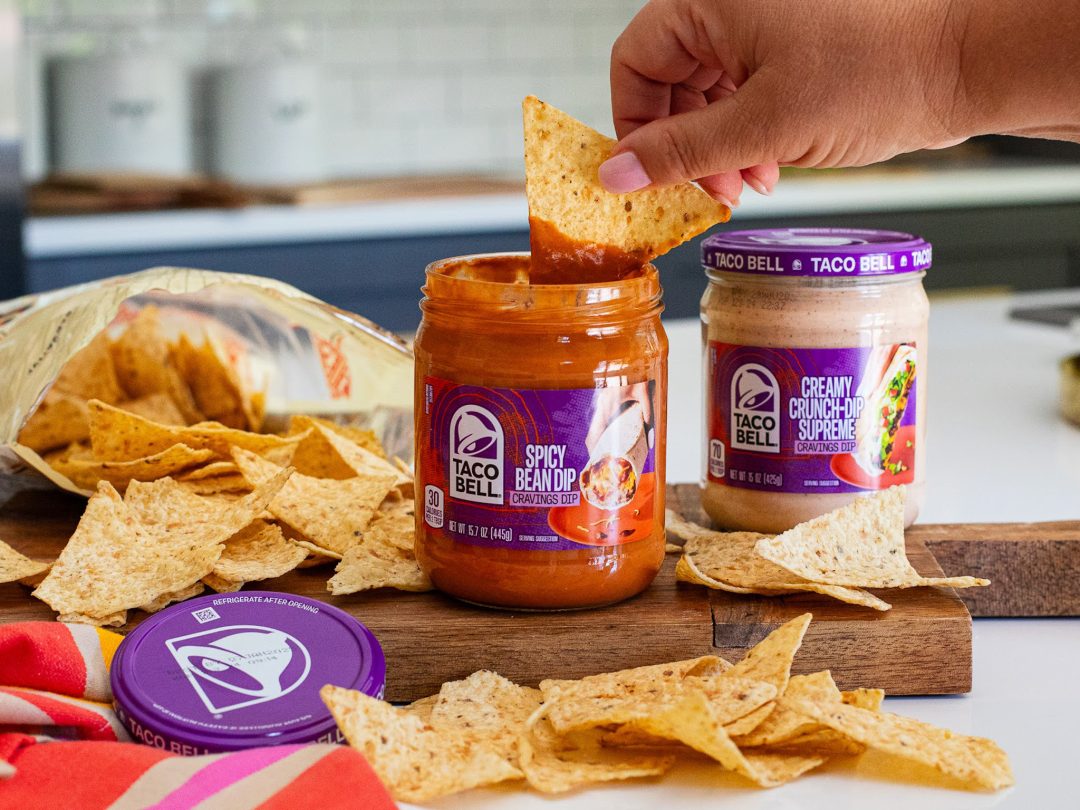 Level Up Your Game Day Grub With Taco Bell Cravings Dips and Kits ...