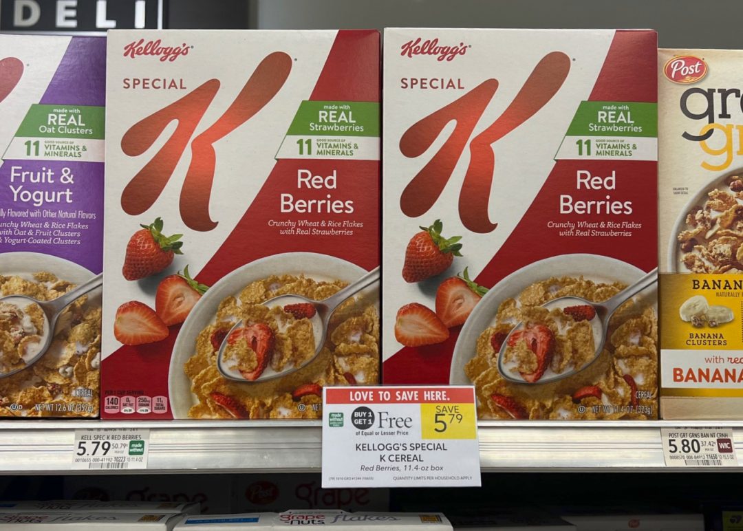 Get Boxes Of Kellogg’s Special K Cereal As Low As $2.40 Per Box At Publix - iHeartPublix