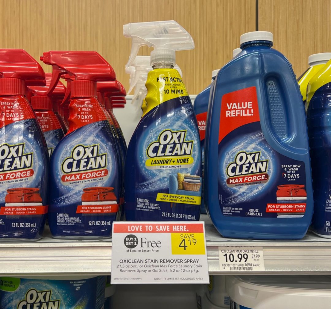 OxiClean Laundry Stain Remover Spray Just 60¢ At Publix - iHeartPublix