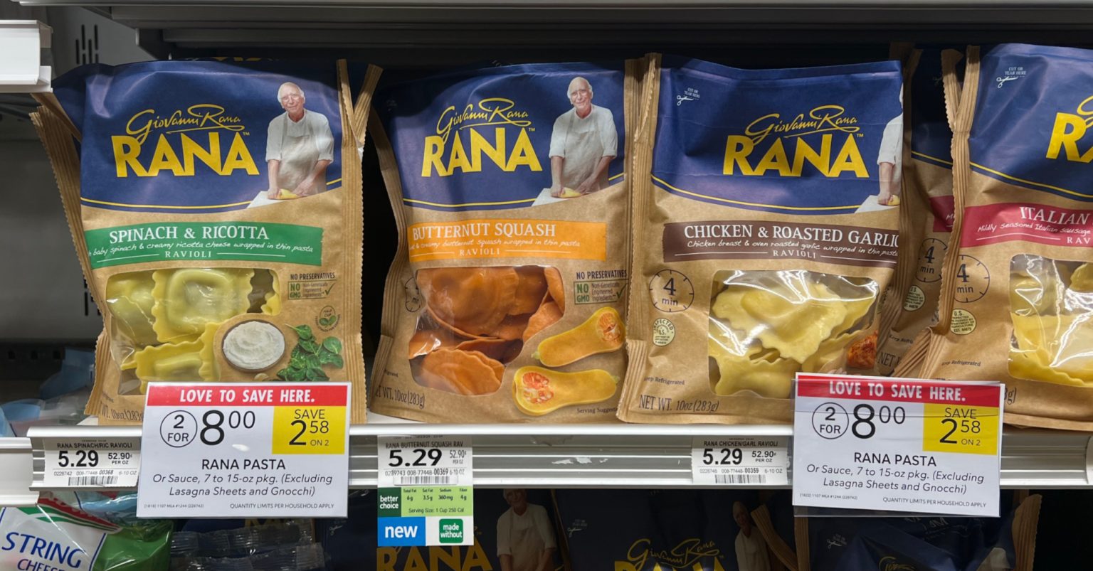 Rana Pasta Or Sauce As Low As $3 At Publix - iHeartPublix