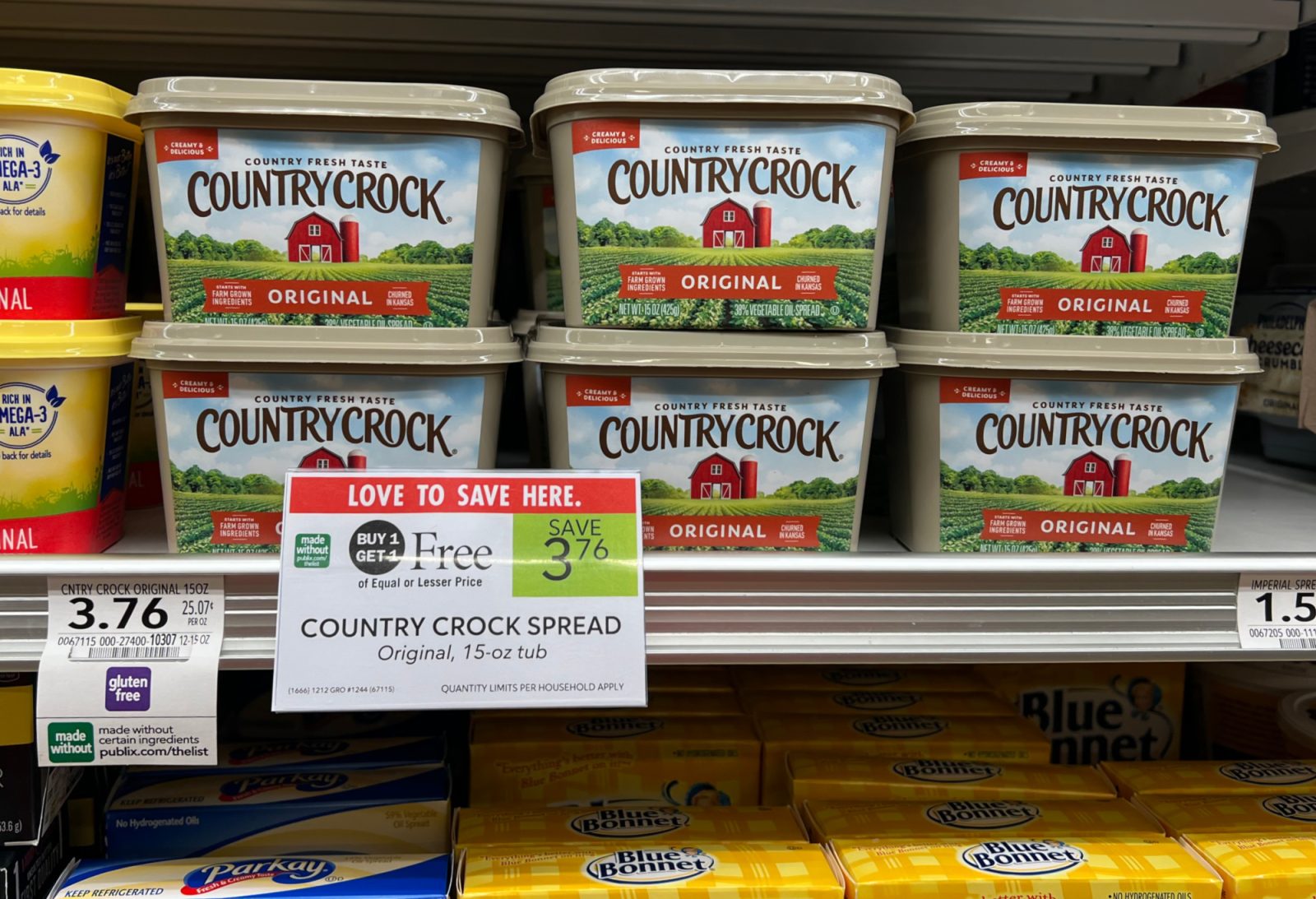 Country Crock Spread As Low As 38¢ Per Tub At Publix - iHeartPublix