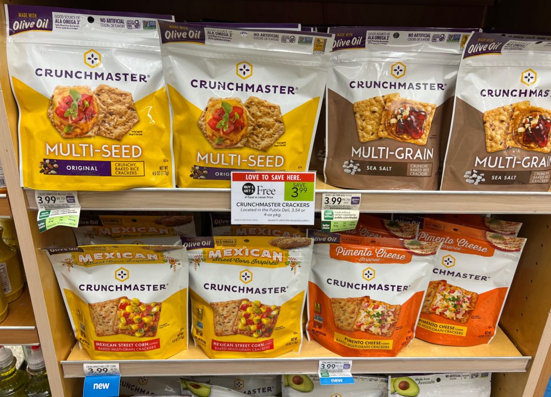 Crunchmaster Crackers As Low As $1 At Publix - iHeartPublix