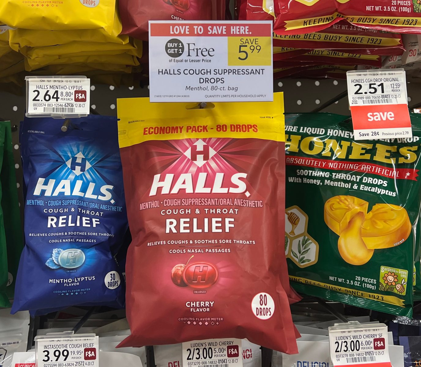 Big Bags Of Halls Cough Drops As Low As $2 At Publix - iHeartPublix