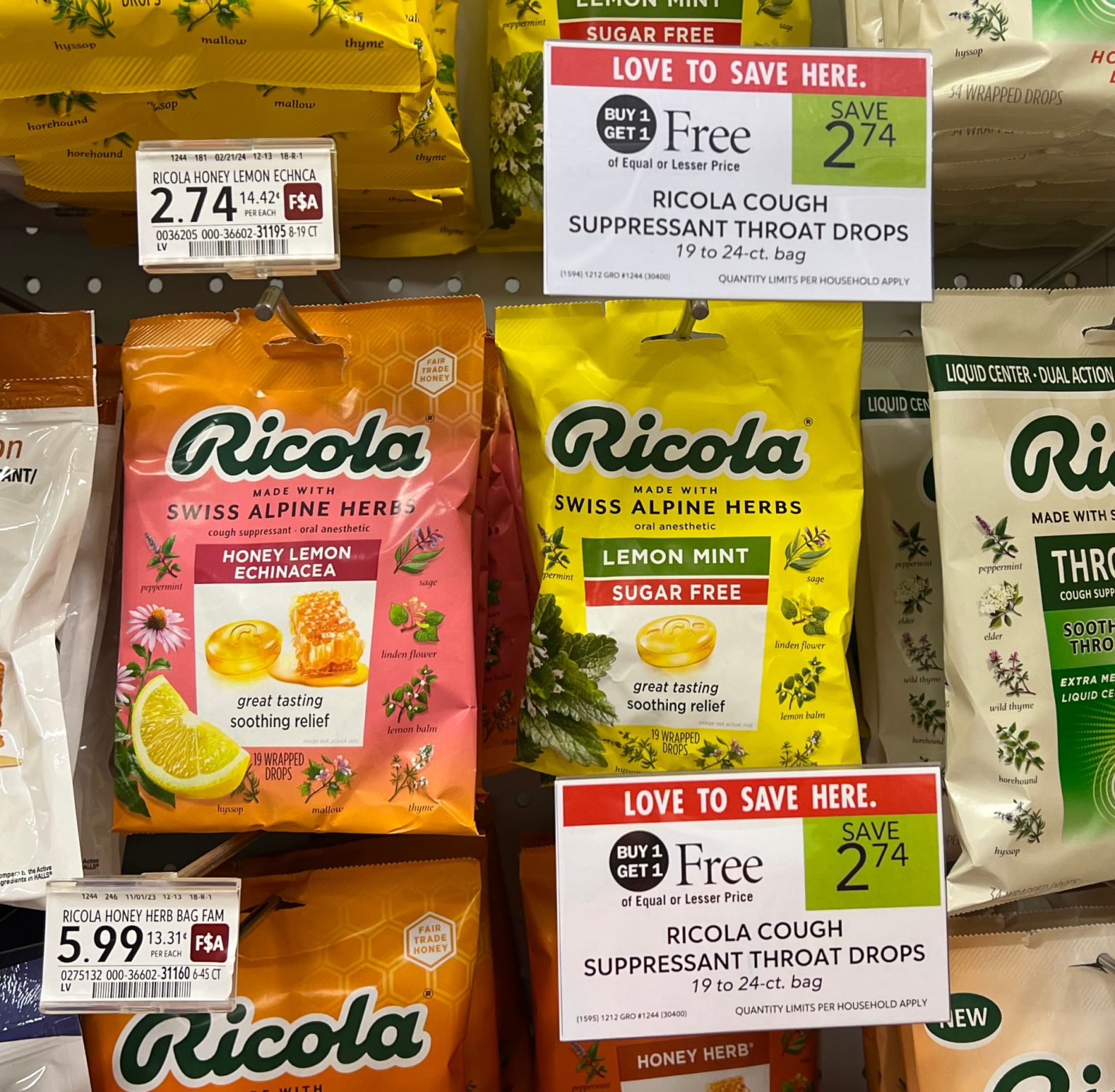 Ricola Throat Drops Just 87¢ Per Bag At Publix - iHeartPublix