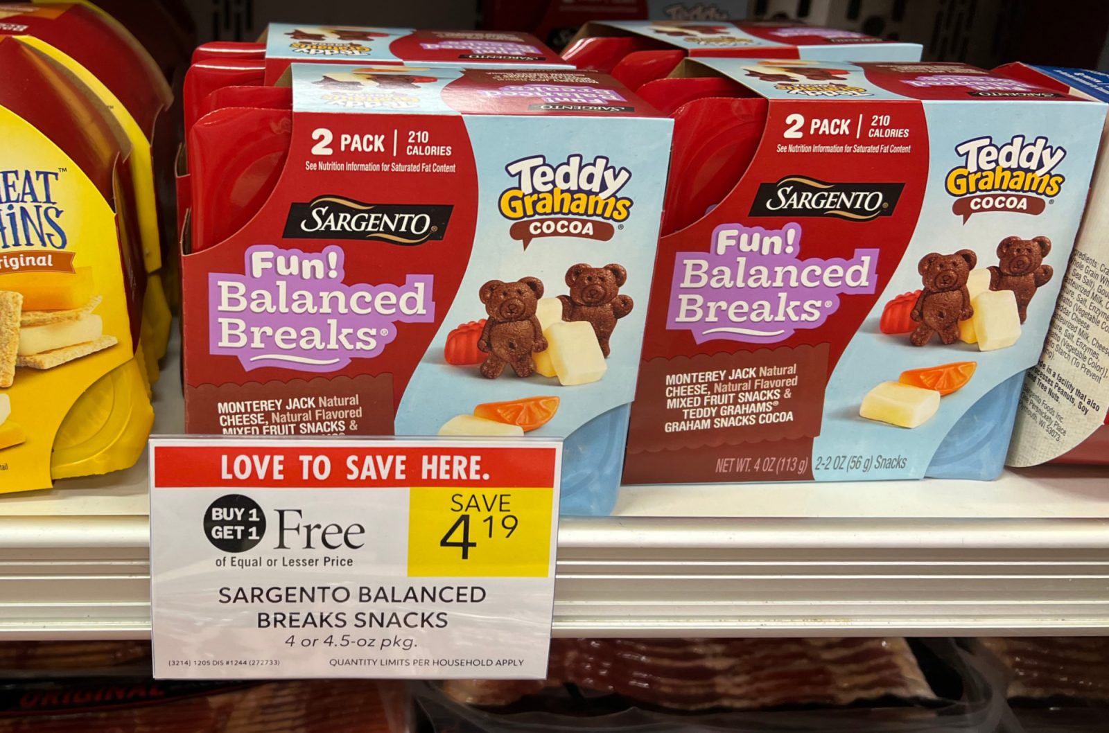 Sargento Fun Balanced Breaks Just 85¢ Per Pack At Publix - iHeartPublix