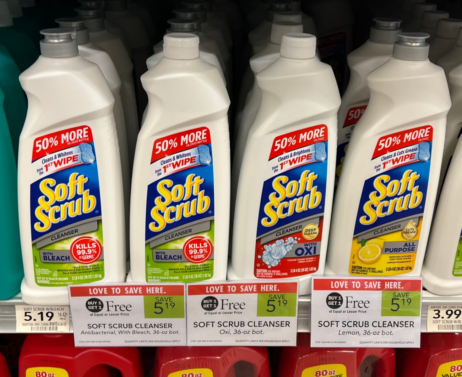 Soft Scrub Cleanser As Low As 85¢ At Publix - iHeartPublix