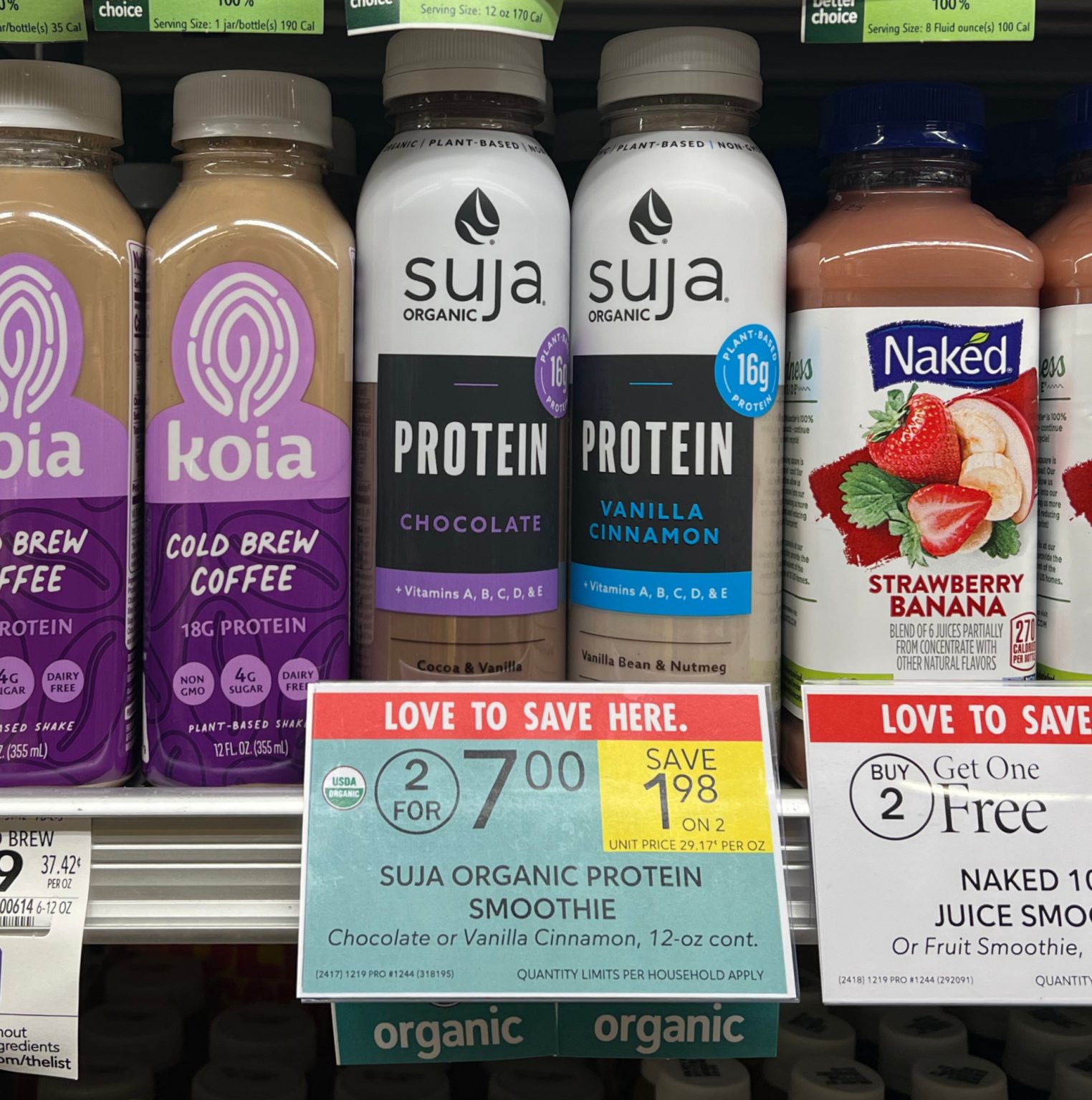 Get A Suja Organic Protein Drink For $2 At Publix - iHeartPublix