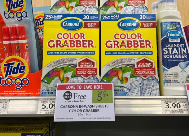Get Carbona In-Wash Color Grabber Sheets For Just $2.05 At Publix ...