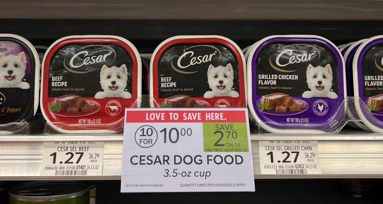 Get Cesar Dog Food Entrees As Low As 80¢ At Publix - iHeartPublix