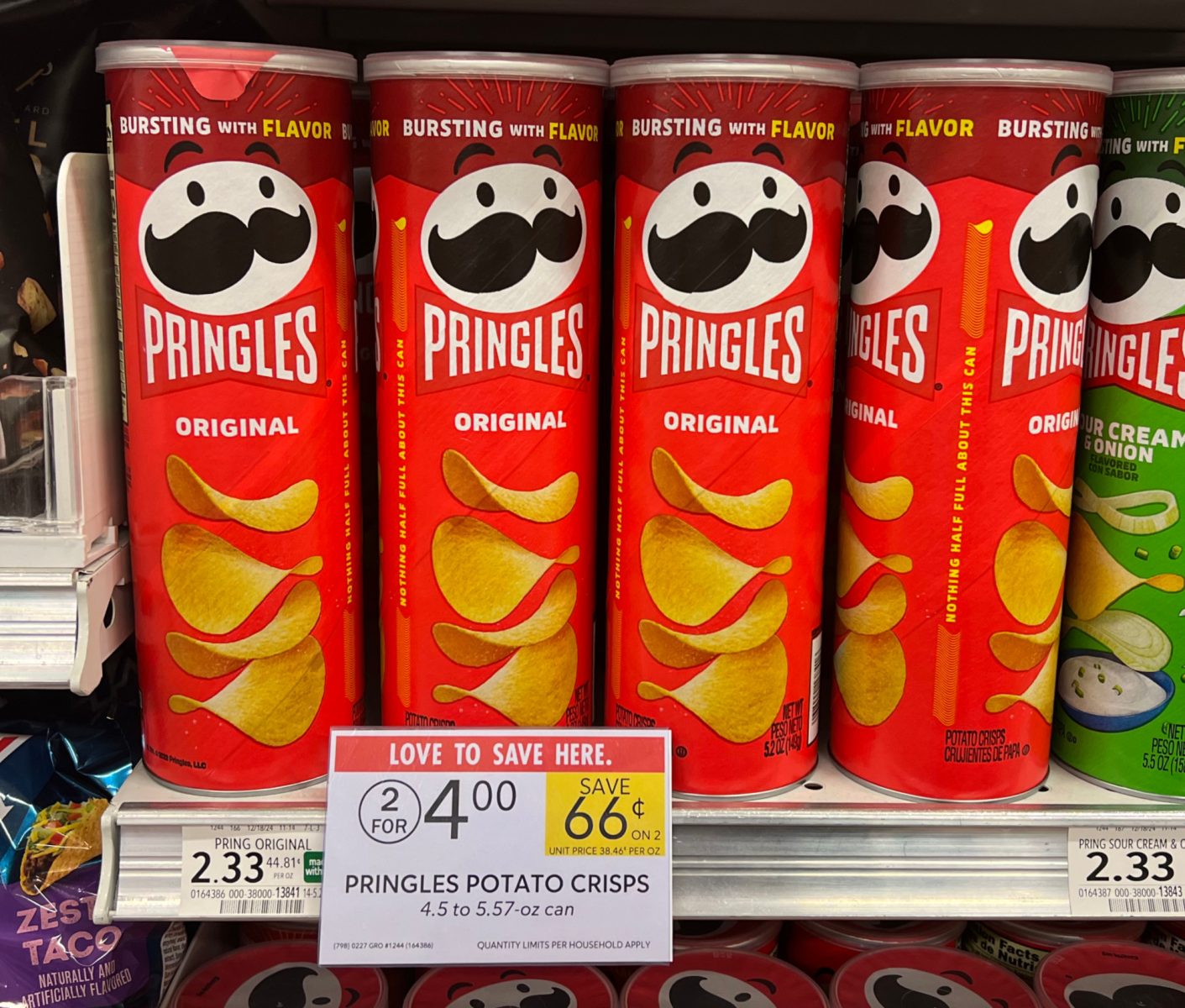 Get Pringles Potato Crisps As Low As $1.63 Per Can At Publix - iHeartPublix