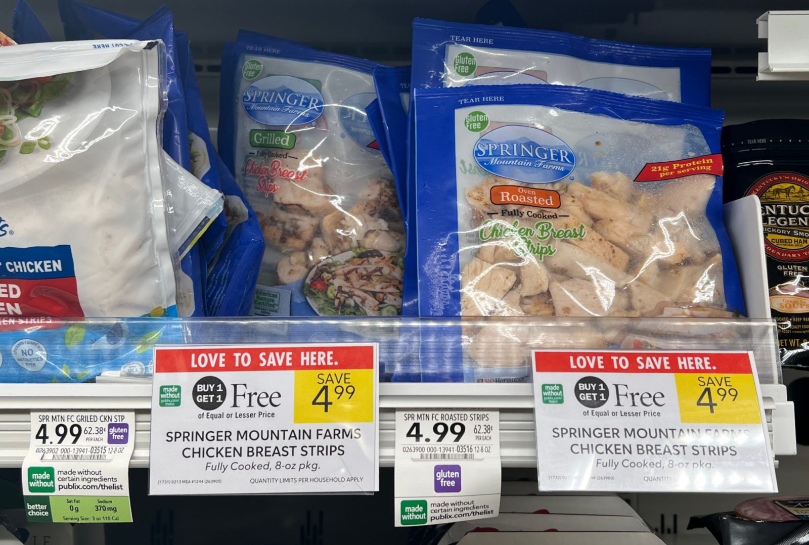 Springer Mountain Farms Chicken Strips As Low As $1 Per Bag At Publix ...