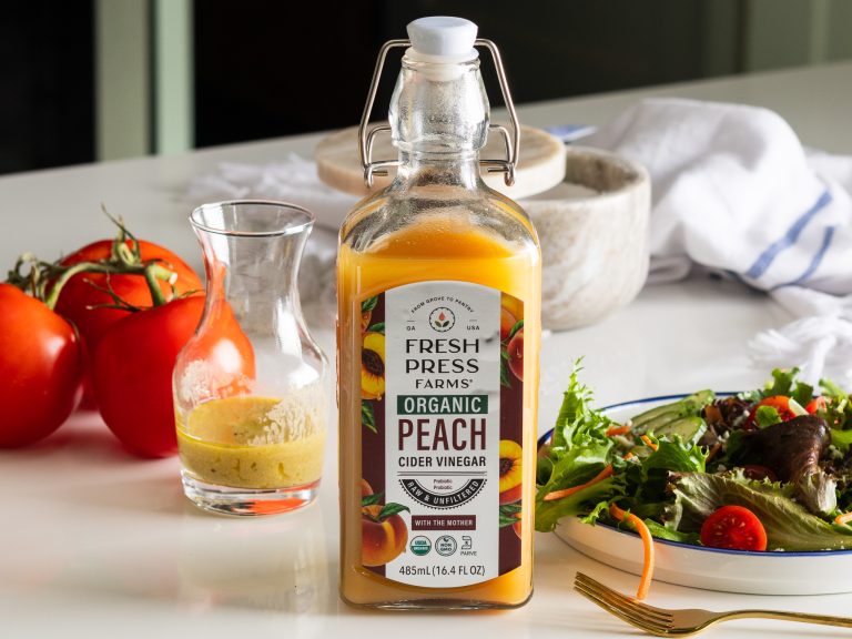 Grab A Bottle Of Fresh Press Farms Organic Peach Cider Vinegar For As ...