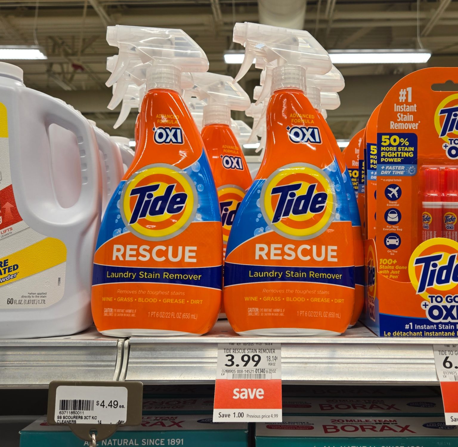 Tide Rescue Laundry Stain Remover Spray As Low As 99¢ At Publix ...