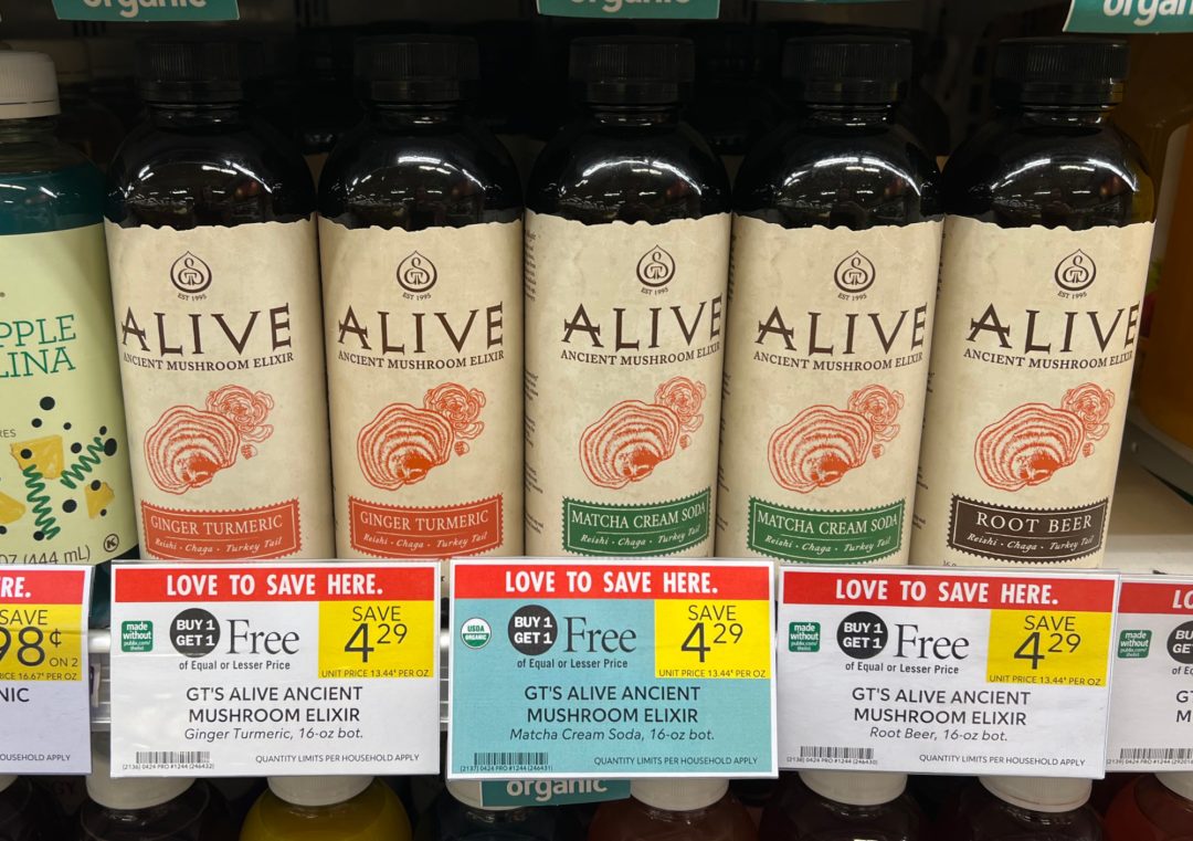GT’s Alive Ancient Mushroom Elixir Just $1.15 At Publix - iHeartPublix