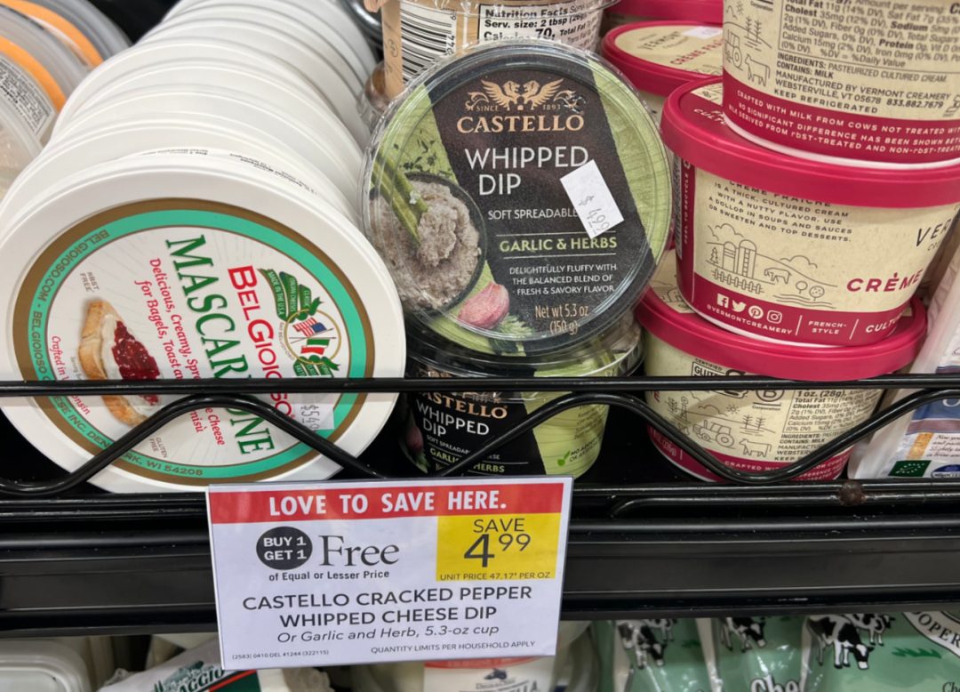 Castello Whipped Dip Just $1.50 At Publix (Regular Price $4.99 ...