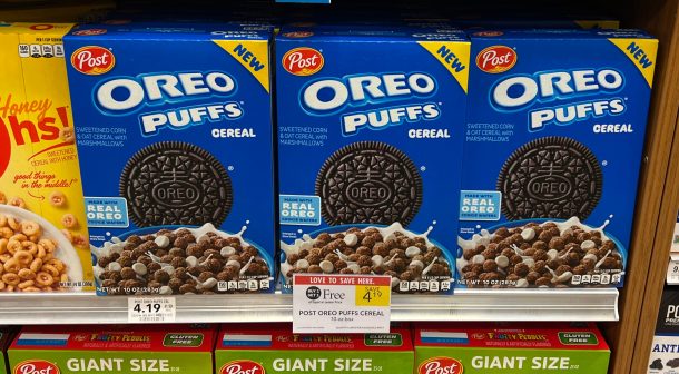 Post Oreo Puffs Cereal As Low As $1.10 At Publix - iHeartPublix