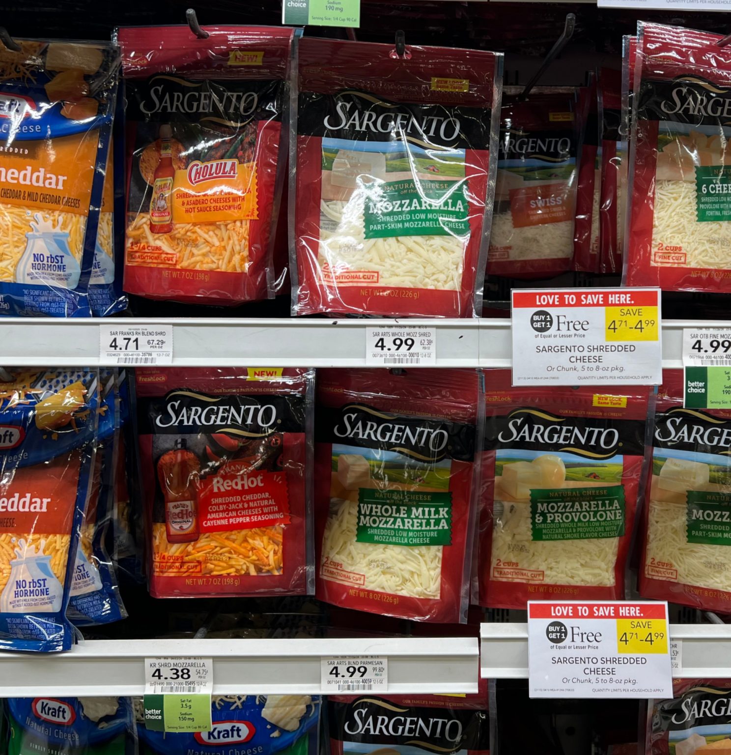 Sargento Cholula Or RedHot Shredded Cheese As Low As $1.36 At Publix ...