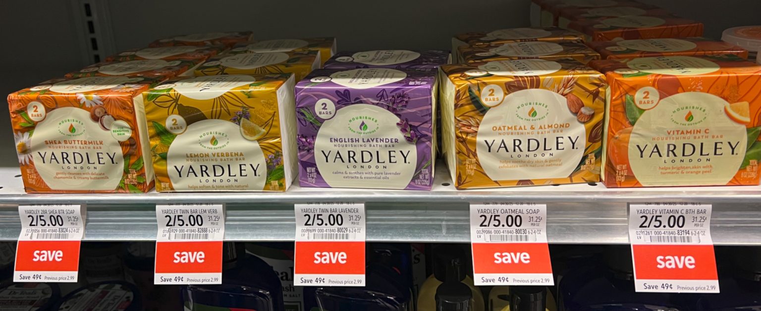 Yardley Bar Soaps As Low As $1.98 Per Pack At Publix (98¢ Per Bar ...
