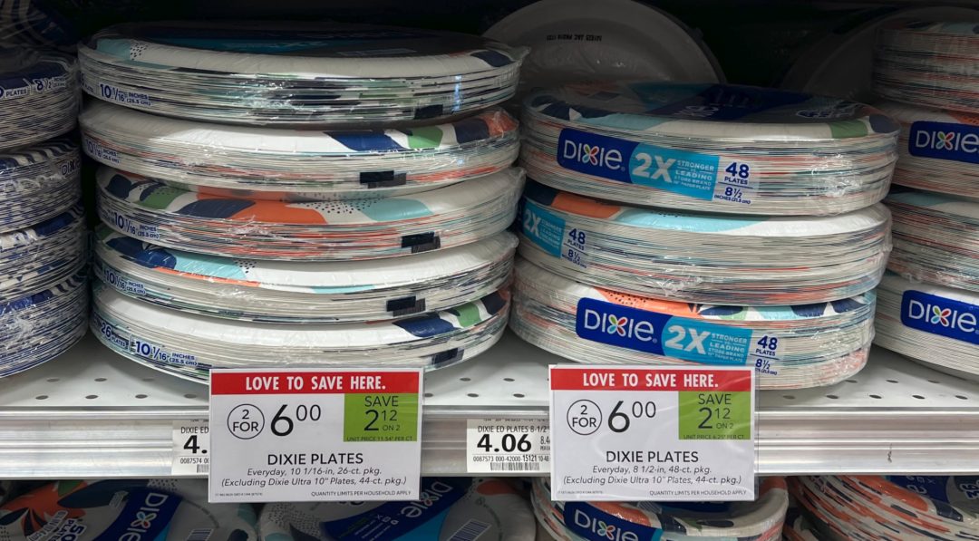 Dixie Paper Plates Or Bowls Just $2.25 Per Package At Publix - iHeartPublix