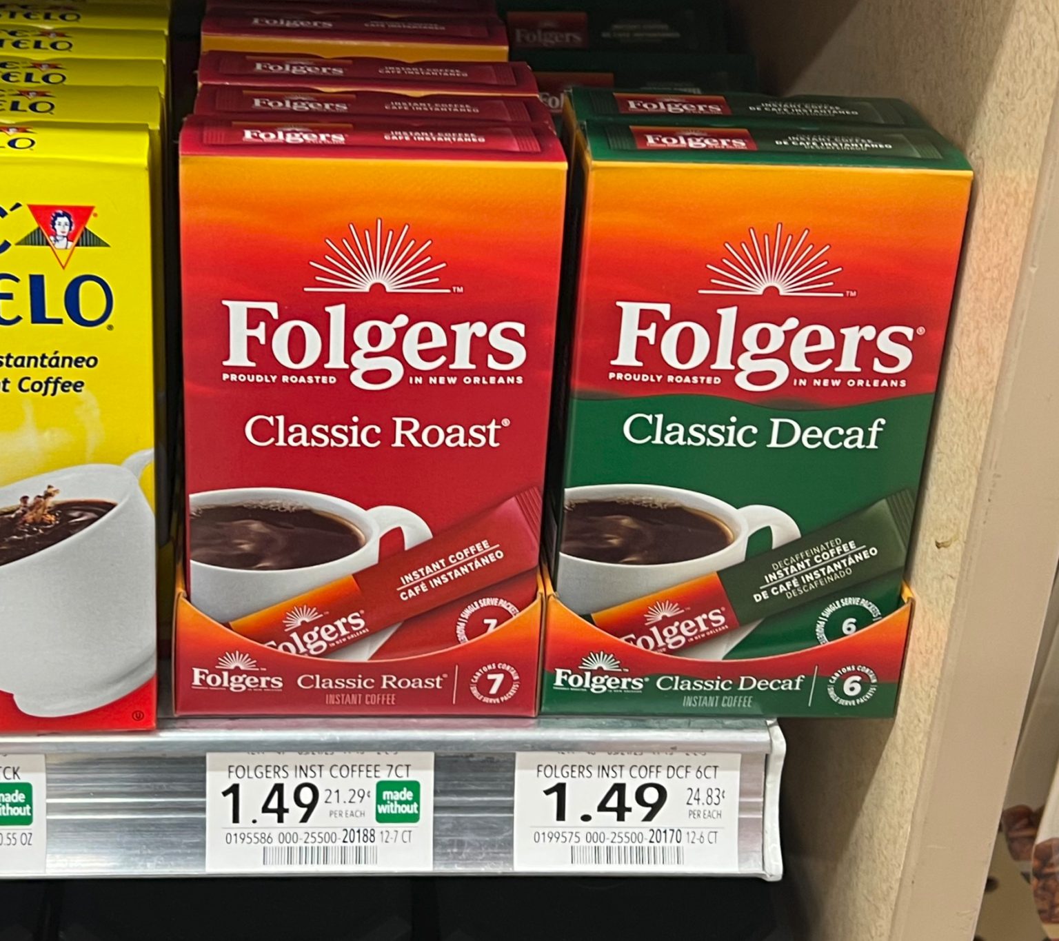 Folgers Instant Coffee Sticks As Low As 74¢ At Publix - iHeartPublix