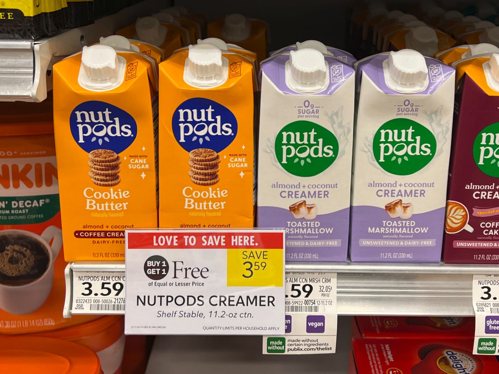 Nutpods Dairy-Free Shelf Stable Creamer As Low As $1.30 At Publix ...