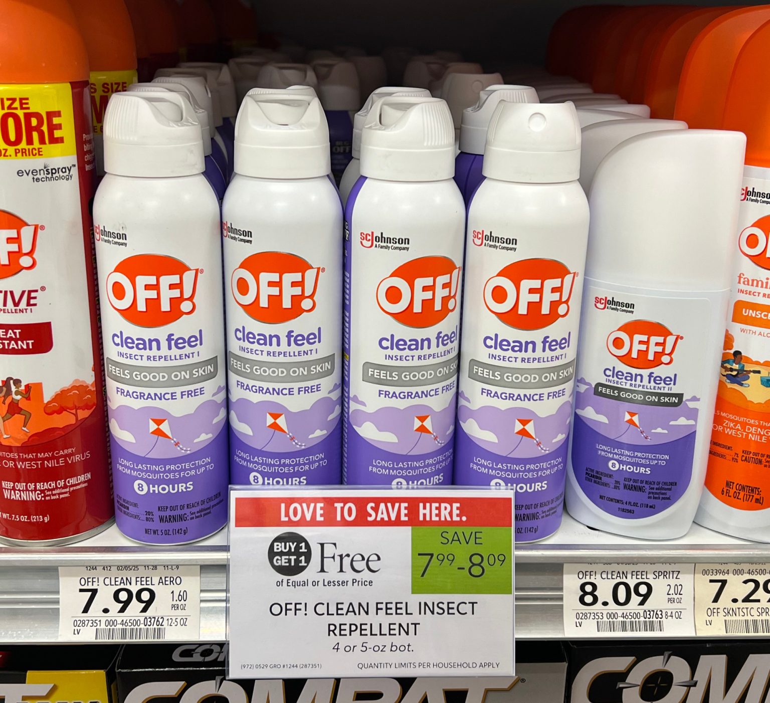 Get Off! Clean Feel Insect Repellent As Low As $3 At Publix - iHeartPublix