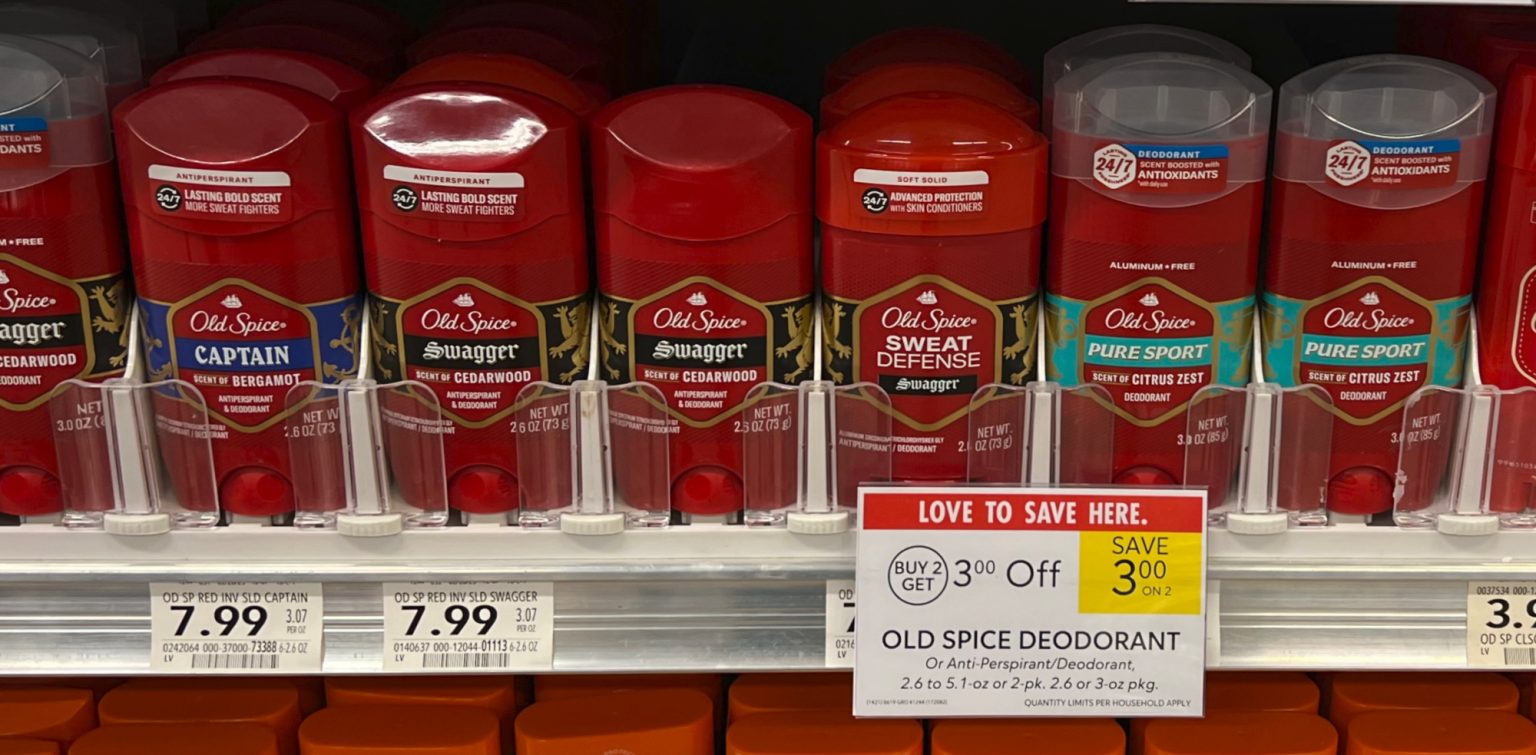 Old Spice Deodorant As Low As $3.99 At Publix - iHeartPublix