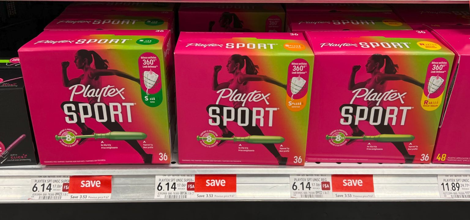 Playtex Sport Tampons Are Just $4.64 Per Box At Publix - iHeartPublix