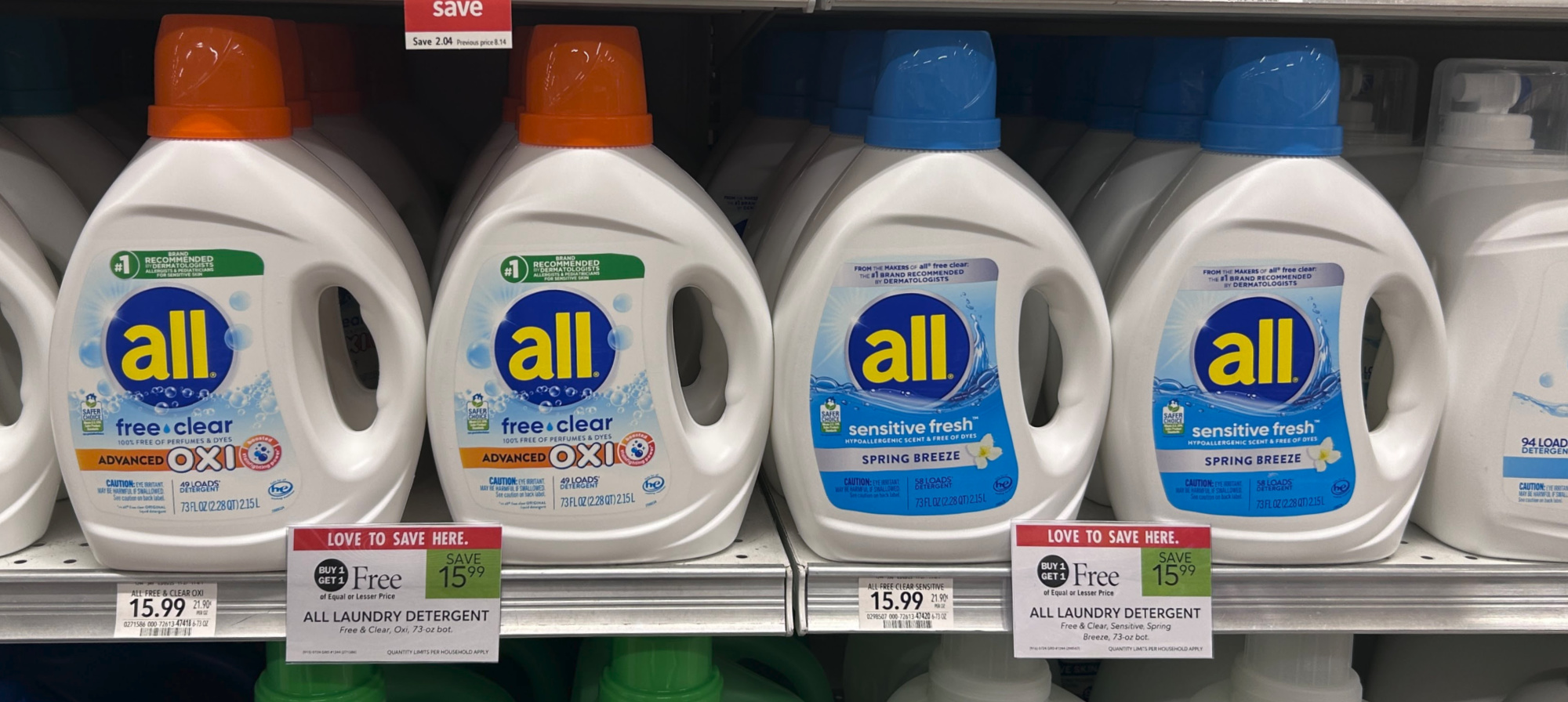 Get All Laundry Detergent As Low As $6 At Publix (Regular Price $15.99) - iHeartPublix