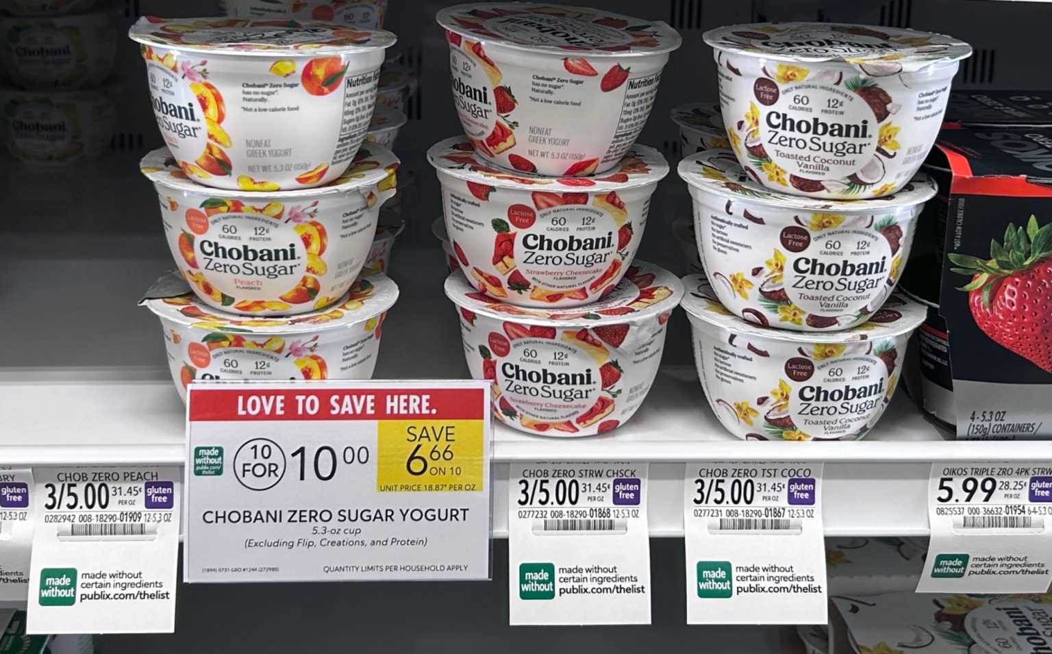 Get Chobani Yogurt For Just 80¢ Per Cup At Publix - iHeartPublix