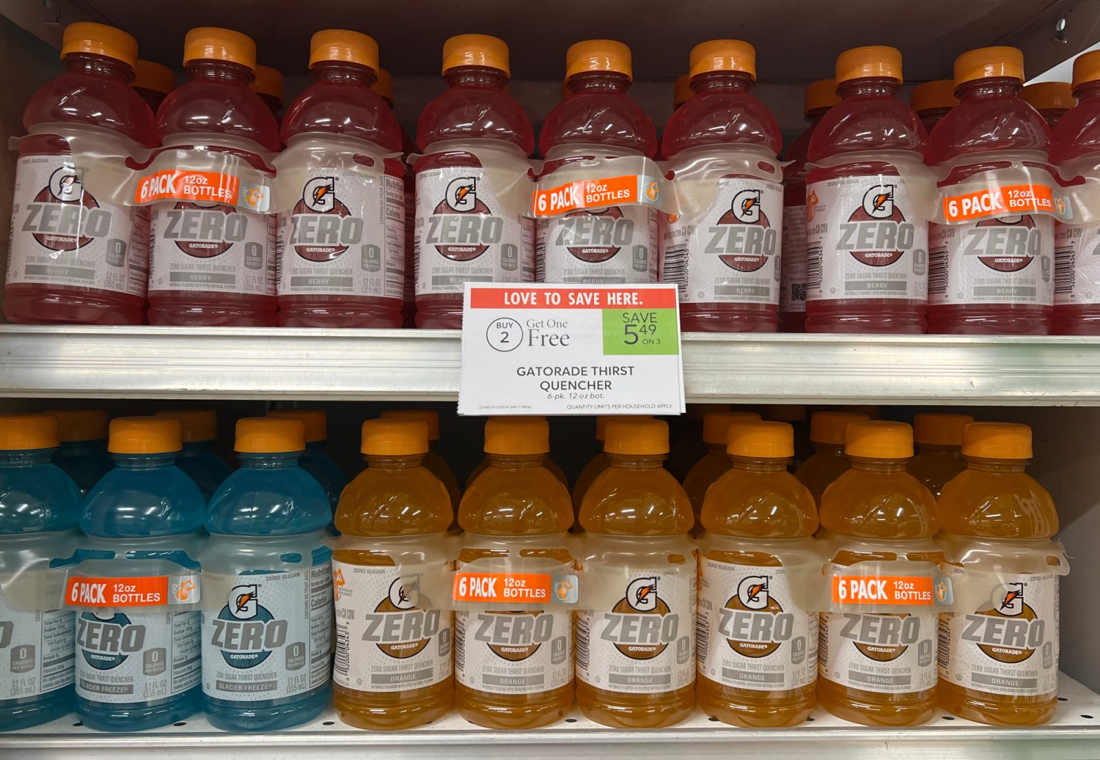 Gatorade Zero 6-Packs As Low As $2.66 At Publix (Regular Price $5.49 ...