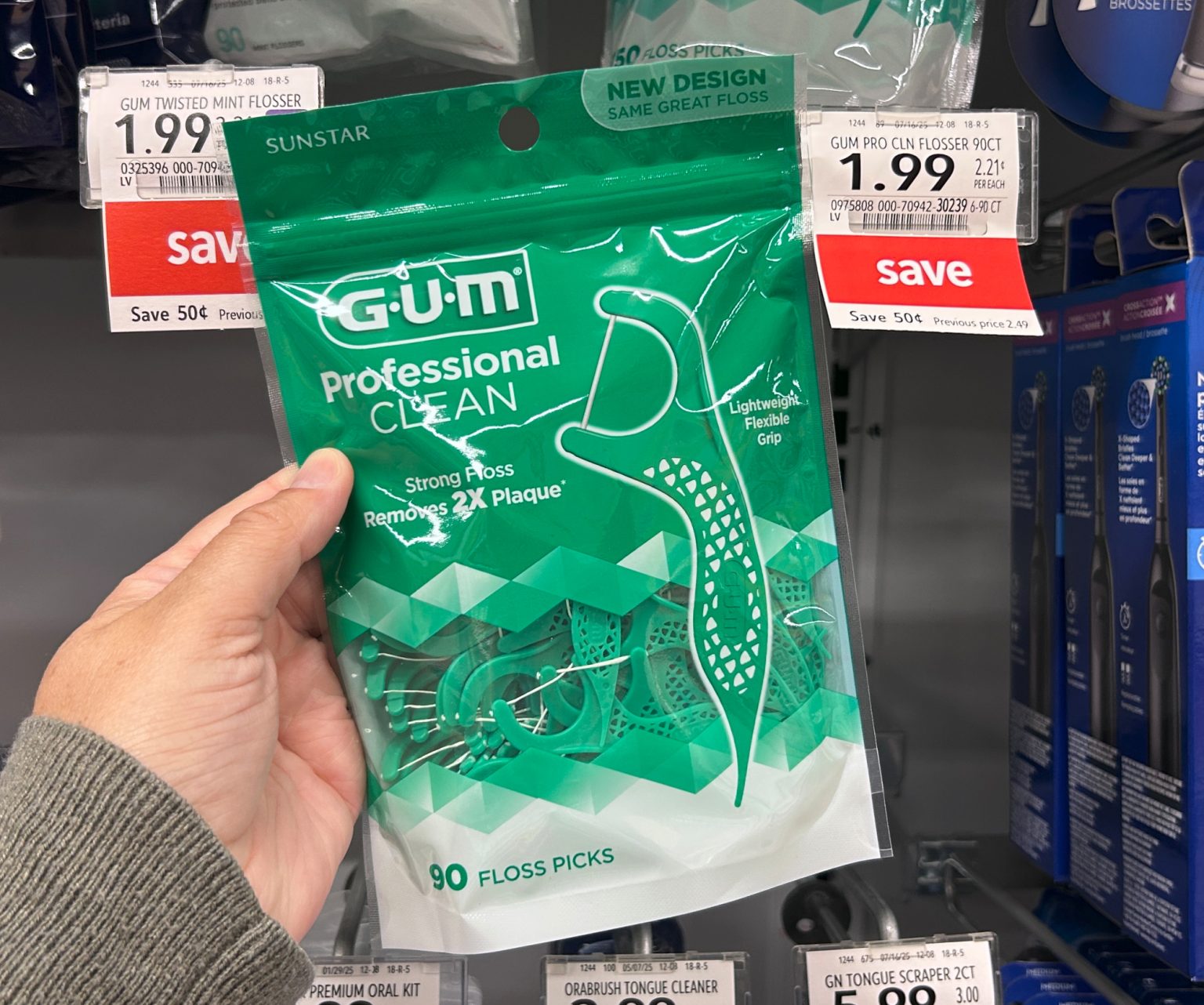GUM Professional Clean Flosser Picks Just 99¢ At Publix - iHeartPublix