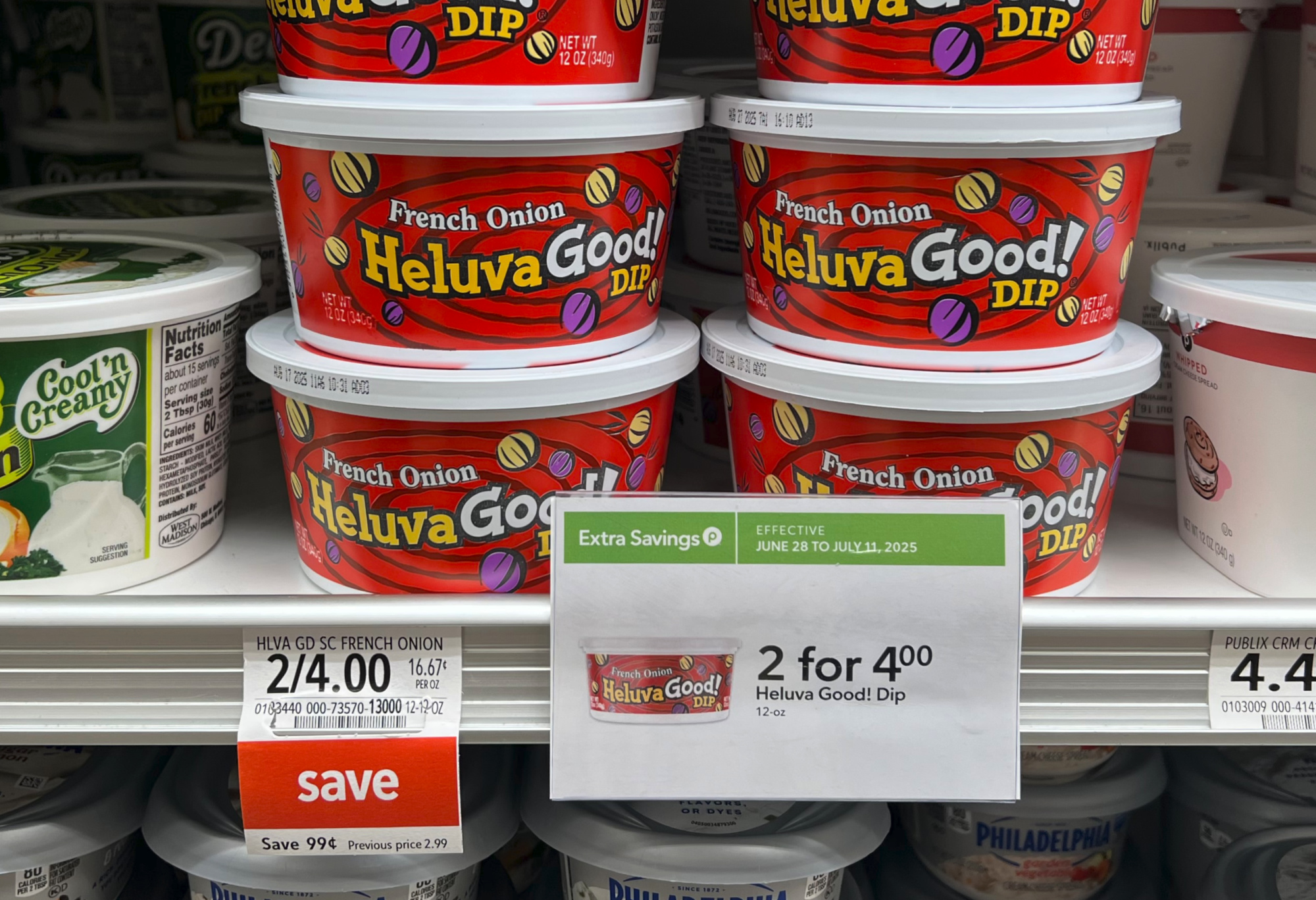 Heluva Good French Onion Dip As Low As $1 At Publix - iHeartPublix