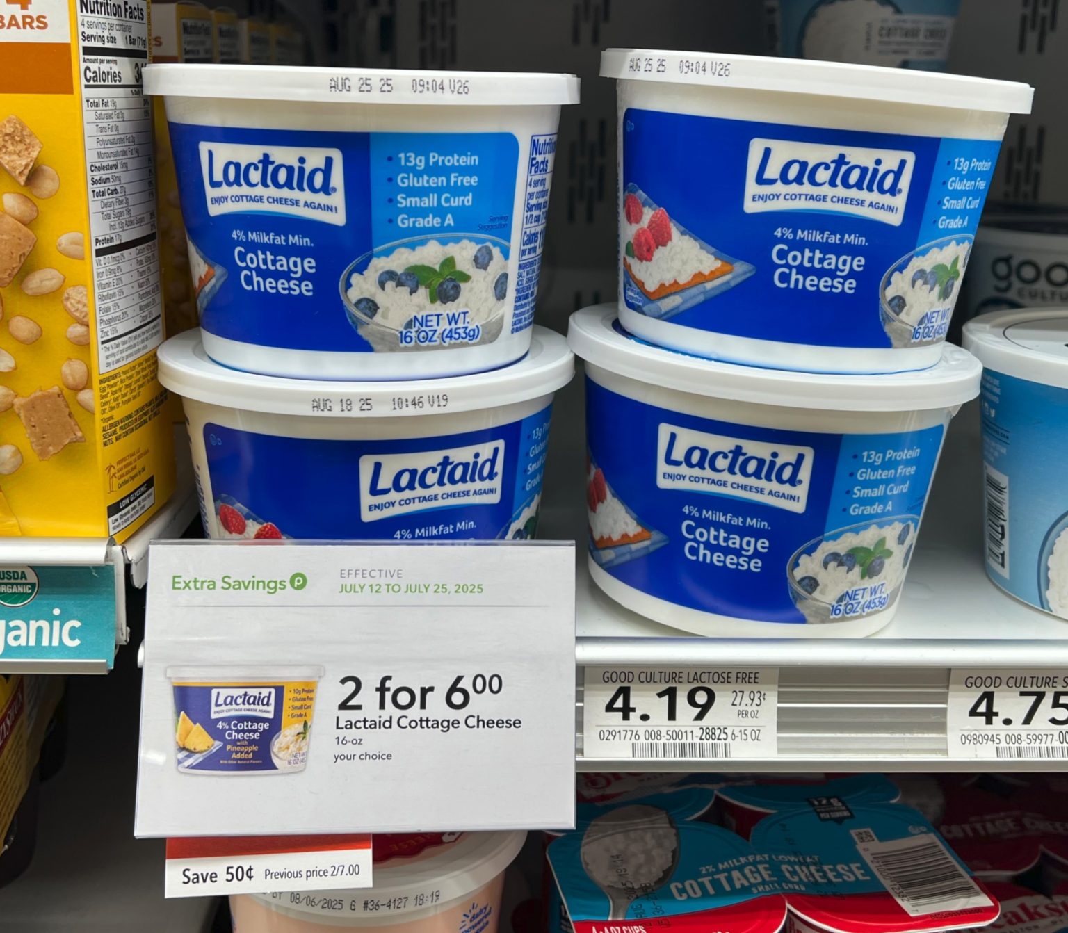 Lactaid Cottage Cheese Just $2 At Publix - iHeartPublix