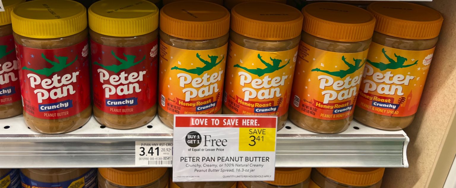 Peter Pan Peanut Butter Just $1.46 At Publix - iHeartPublix