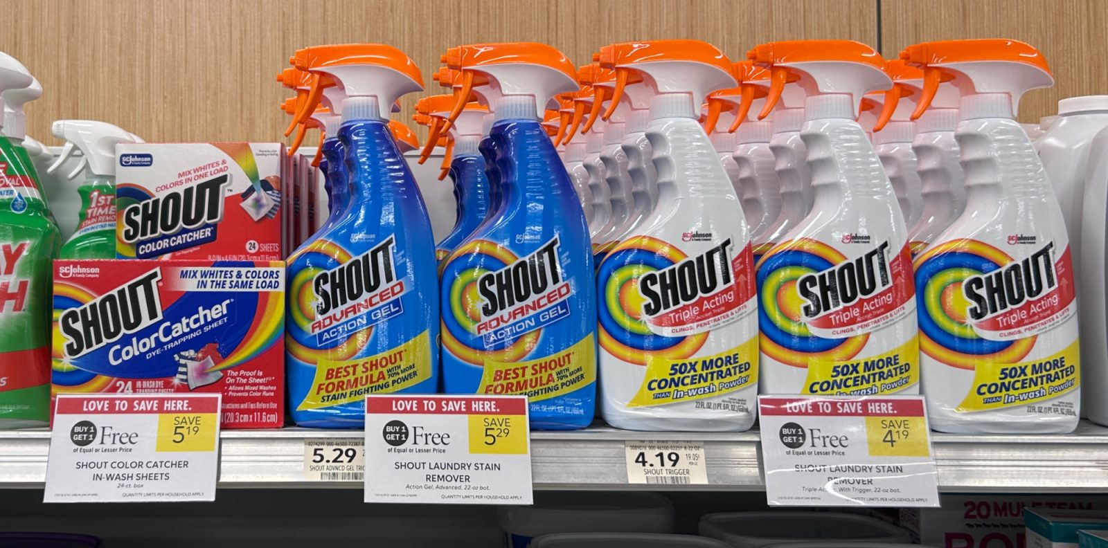 Shout Laundry Stain Remover As Low As $1.35 At Publix - iHeartPublix