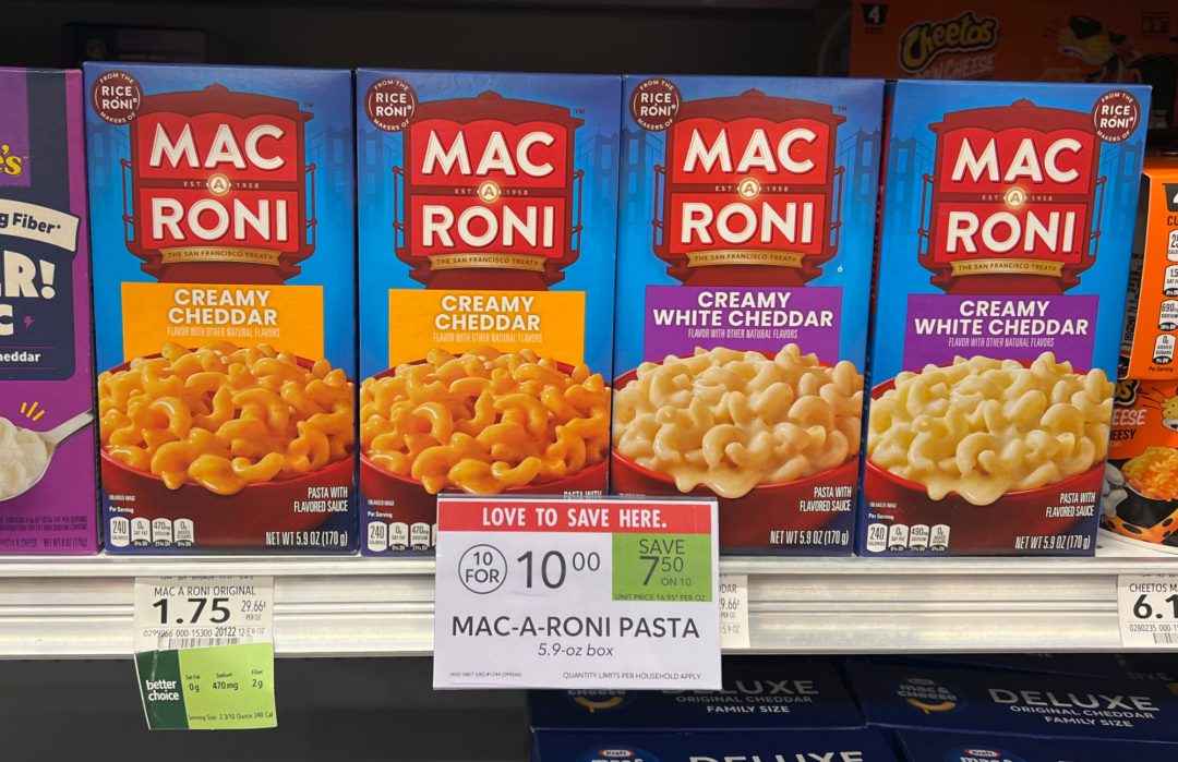 Mac-A-Roni Only 50¢ Per Box At Publix - iHeartPublix