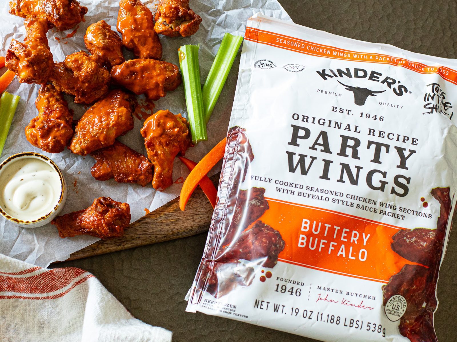 Kinder’s Party Wings As Low As $5 Per Bag At Publix (Regular Price $12. ...