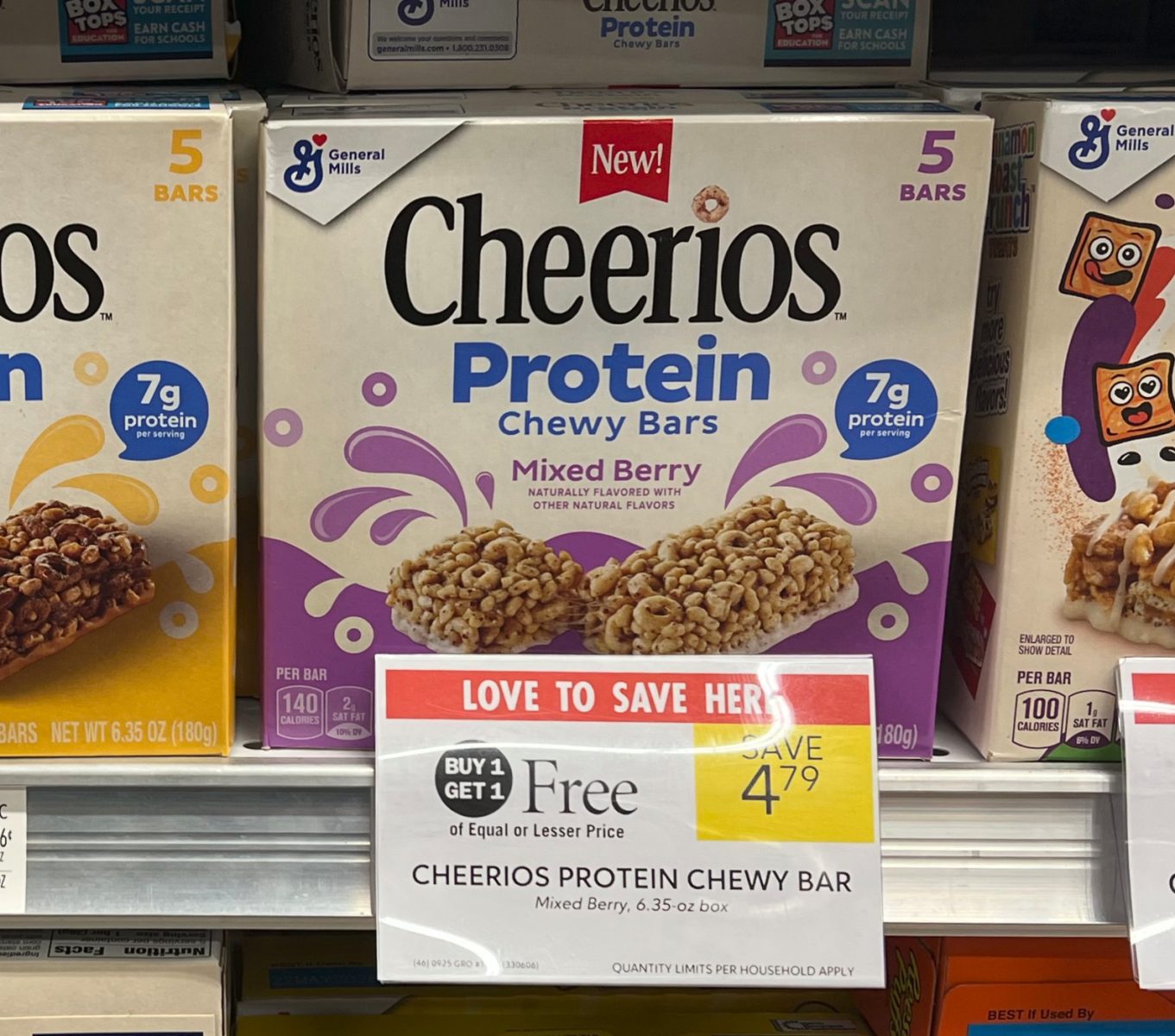 Cheerios Protein Chewy Bars As Low As $2.15 Per Box At Publix ...