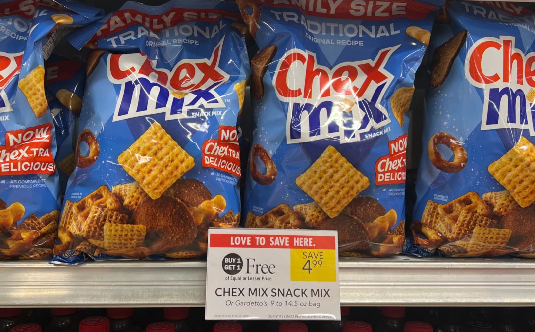 Get Family Size Bags Of Chex Mix For As Little As $1.75 Per Bag At ...